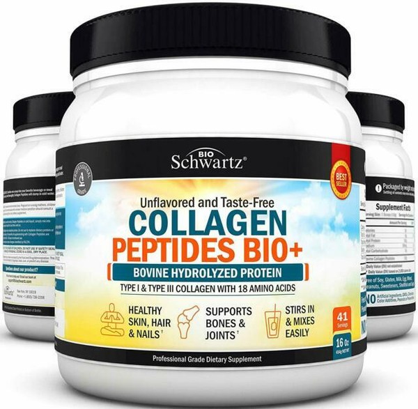 BioSchwartz Collagen Peptides Bio plus Protein Powder - 16oz for sale ...