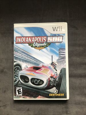 Indianapolis 500 Legends Nintendo Wii Racing Game Complete 828068211530 ...