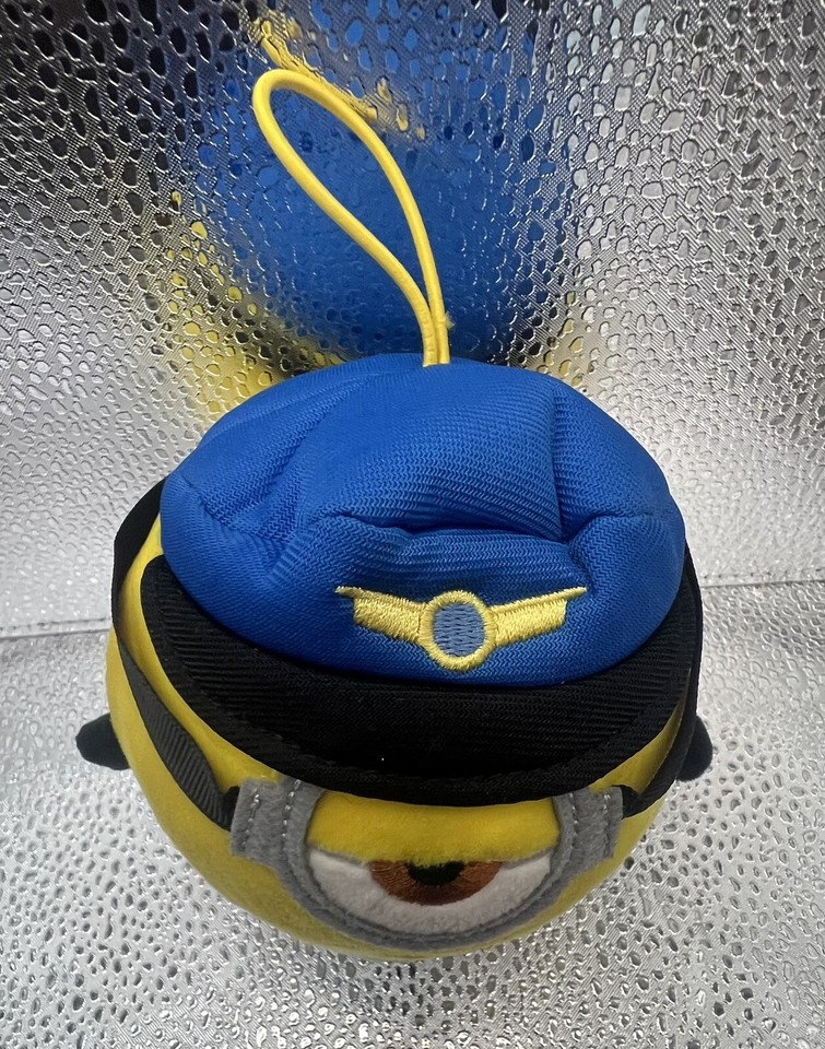 Minions The Rise of Gru Round Hoop Hanger Stuffed Toy Plush Stuart the ...