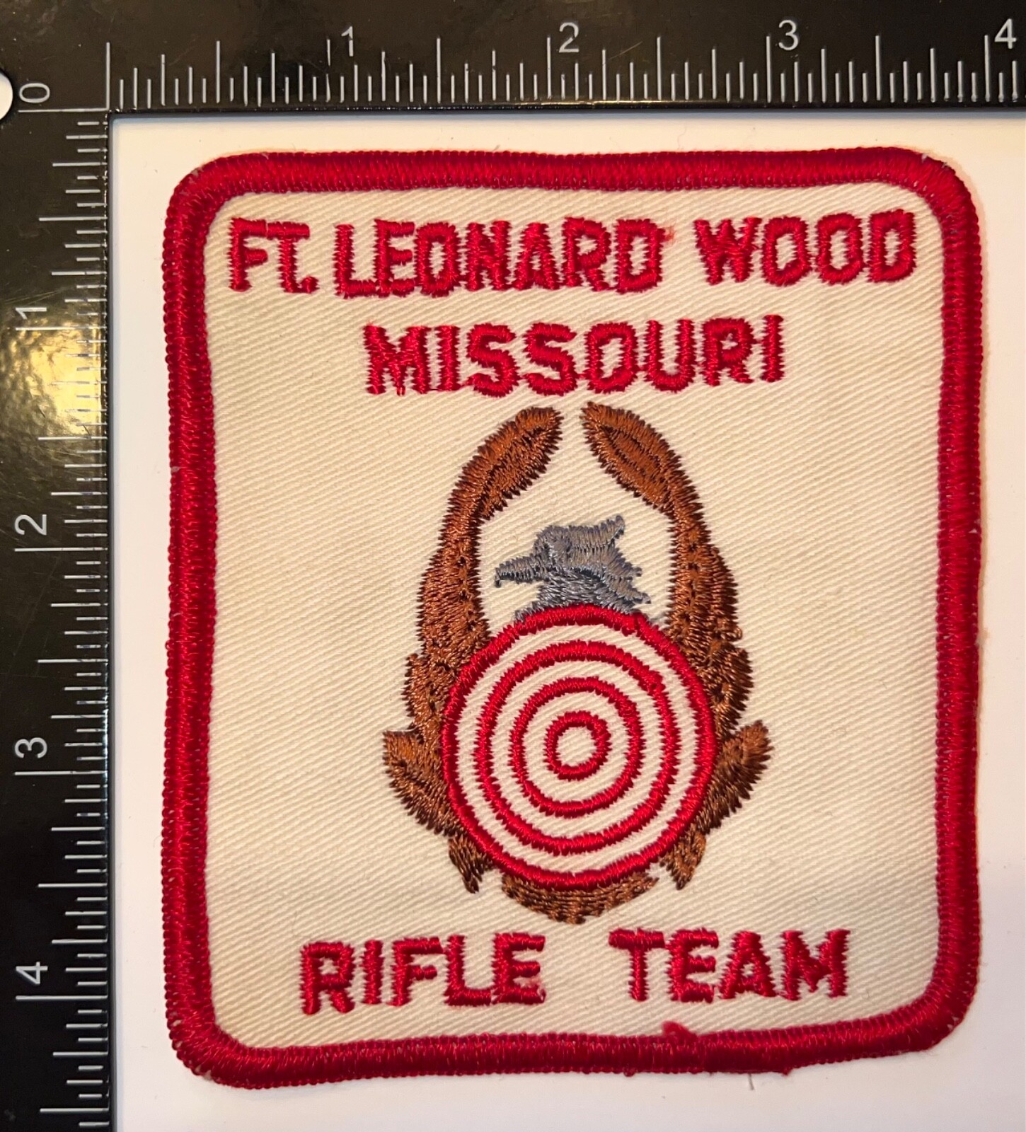 Cold War US Army Ft Leonard Wood Missouri MO Rifle Team Patch | eBay