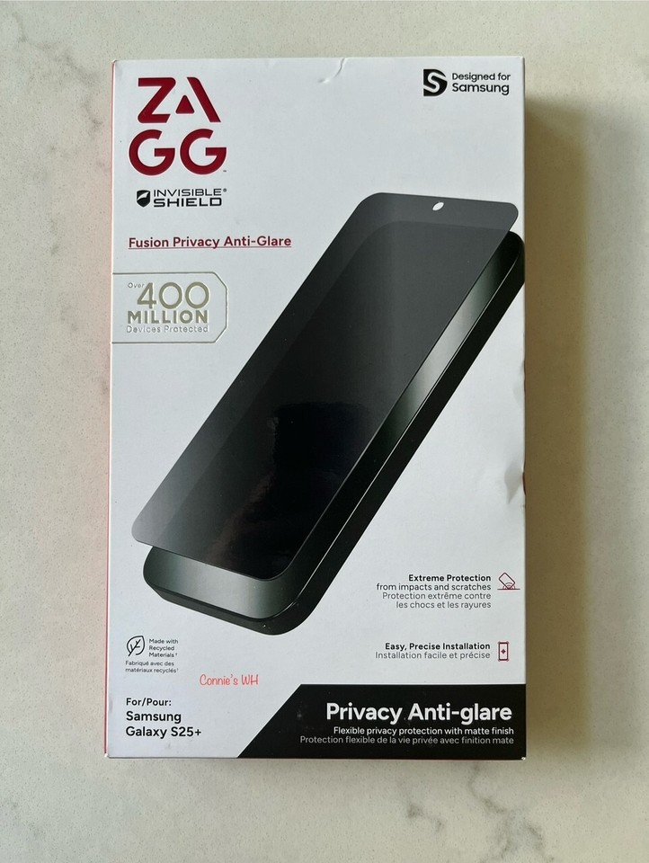 ZAGG Invisible Shield Screen Protector Samsung Galaxy S25+ | eBay