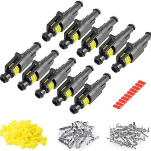 708PCS Car Automotive Waterproof Electrical Wire Connectors Plug 1-6 ...