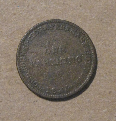 Ireland (Dublin) - 1834 Farthing Token - Todd, Burns & Co. | eBay