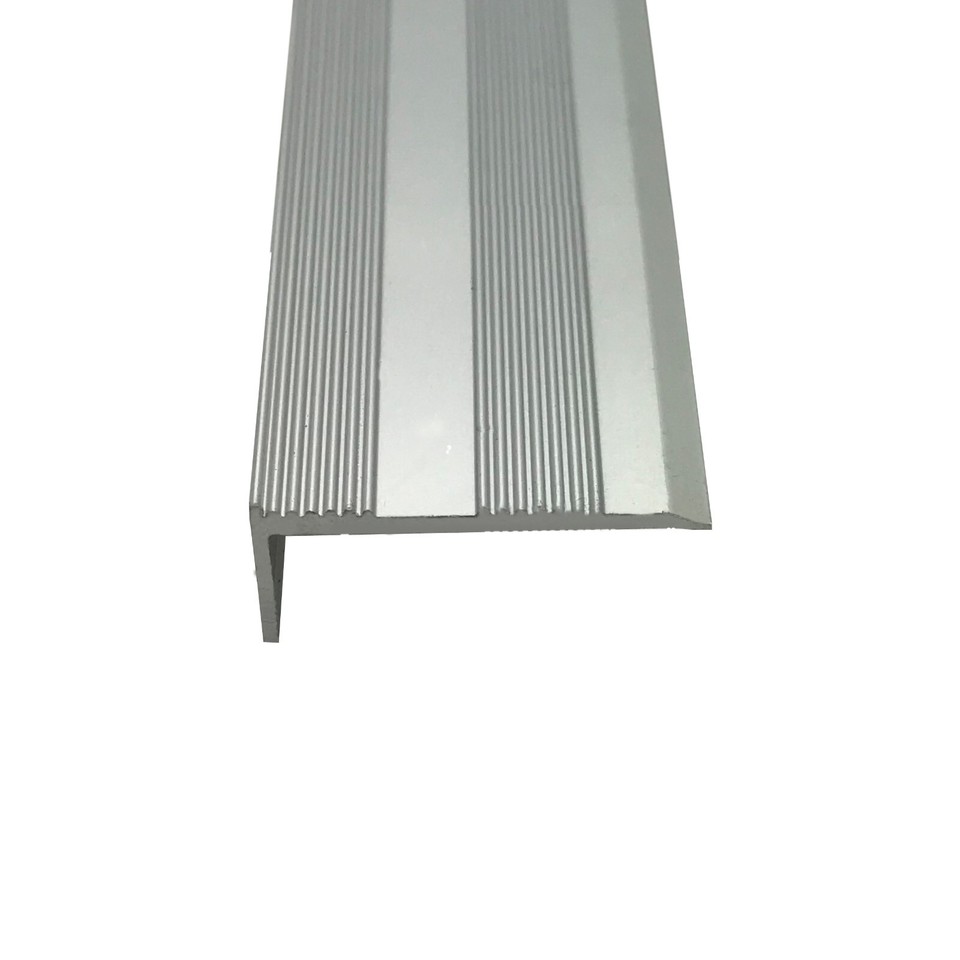 Aluminium Stair Edging - Self Adhesive - Trim Step Nosing Edge ...