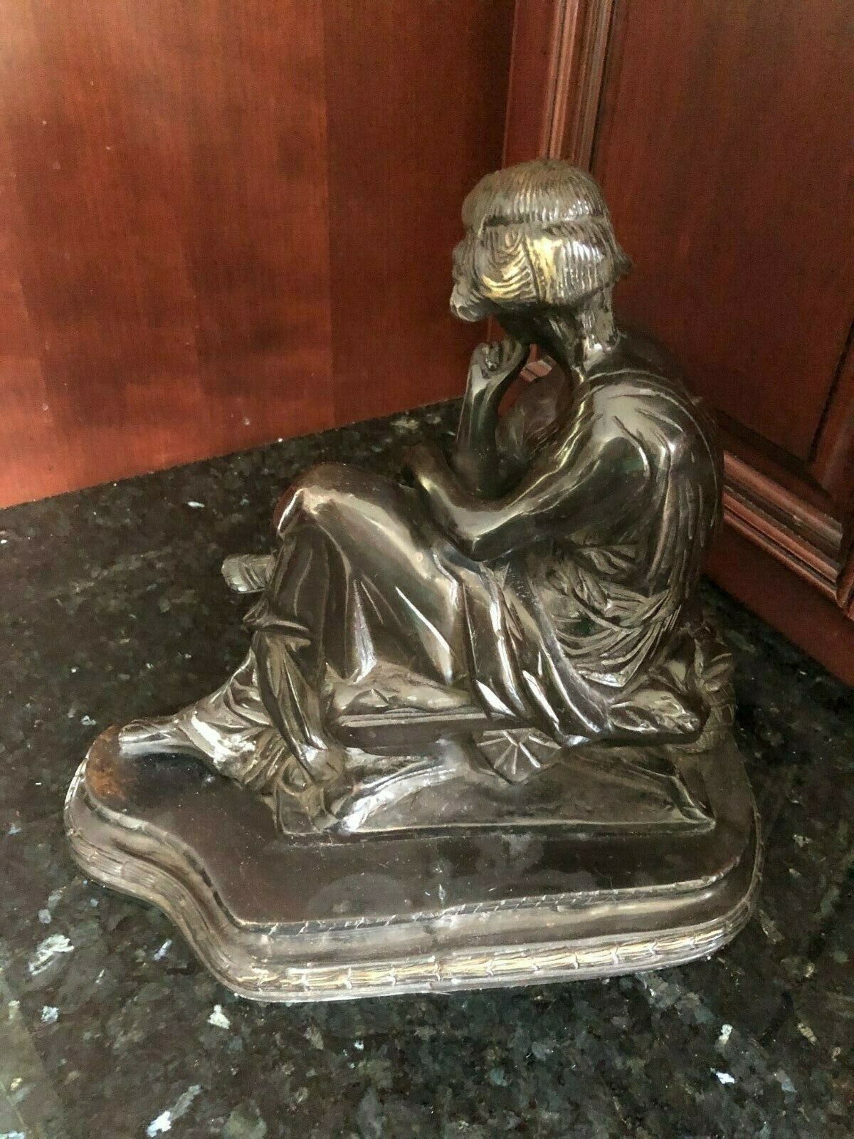 Bronze Seated Lady Sculpture | eBay