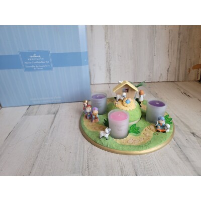 Hallmark Nativity scene advent candleholder set | eBay