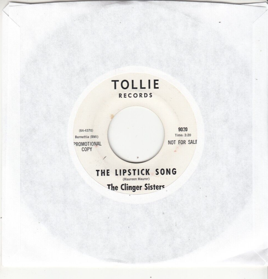 THE CLINGER SISTERS - SHOOP SHOOP DE DOOP RAMA LAMA DING DONG- PROMO 45 ...