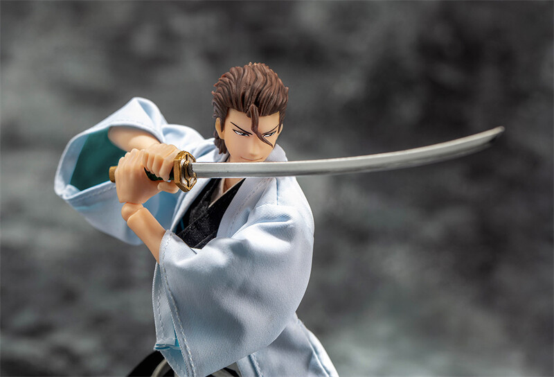 Anime Aizen Sousuke 1/12 PVC Action Figure Model Statue Collection Gift ...