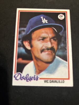 1978 Topps Baseball Card #539 Vic Davalillo Los Angeles Dodgers NmMt ...