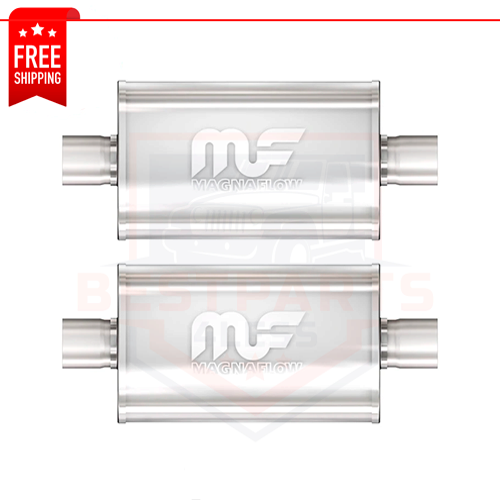 MagnaFlow 12249 5" X 8" Oval Center/Center Straight Through Mufflers ...