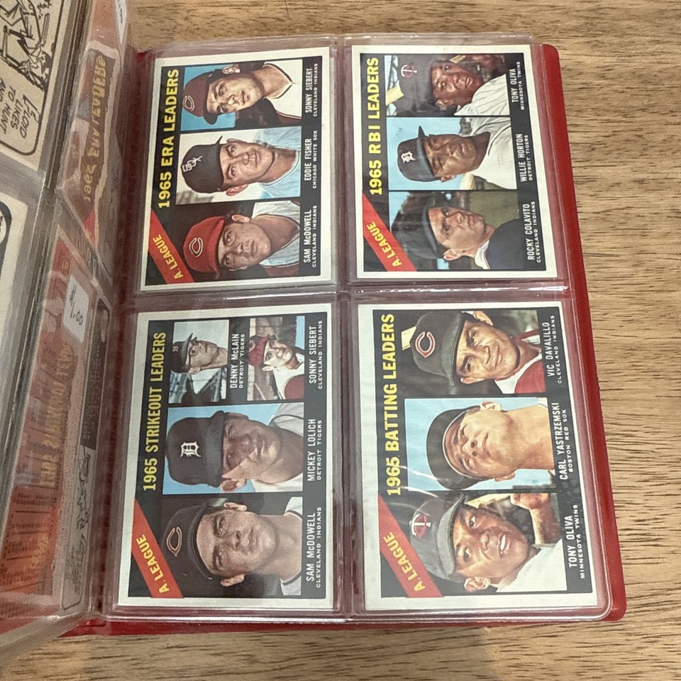 Lot of (29)1966 Topps CLEVELAND INDIANS Baseball. TIANT NM | eBay