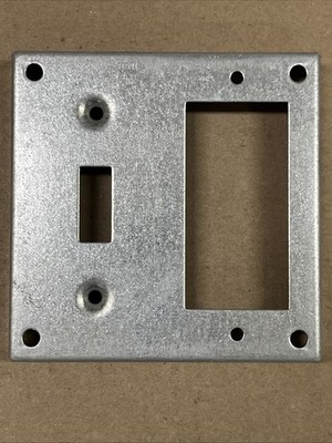 ORBIT 4414, 4"x4" 1/2" Raised Toggle Switch / Decora RS Box Cover 1pc ...