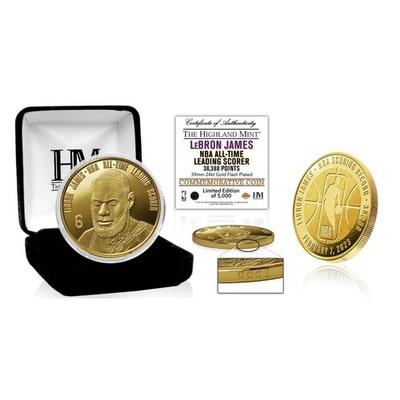 LeBron James Los Angeles Lakers All-Time Leading Scorer Coin | eBay.de