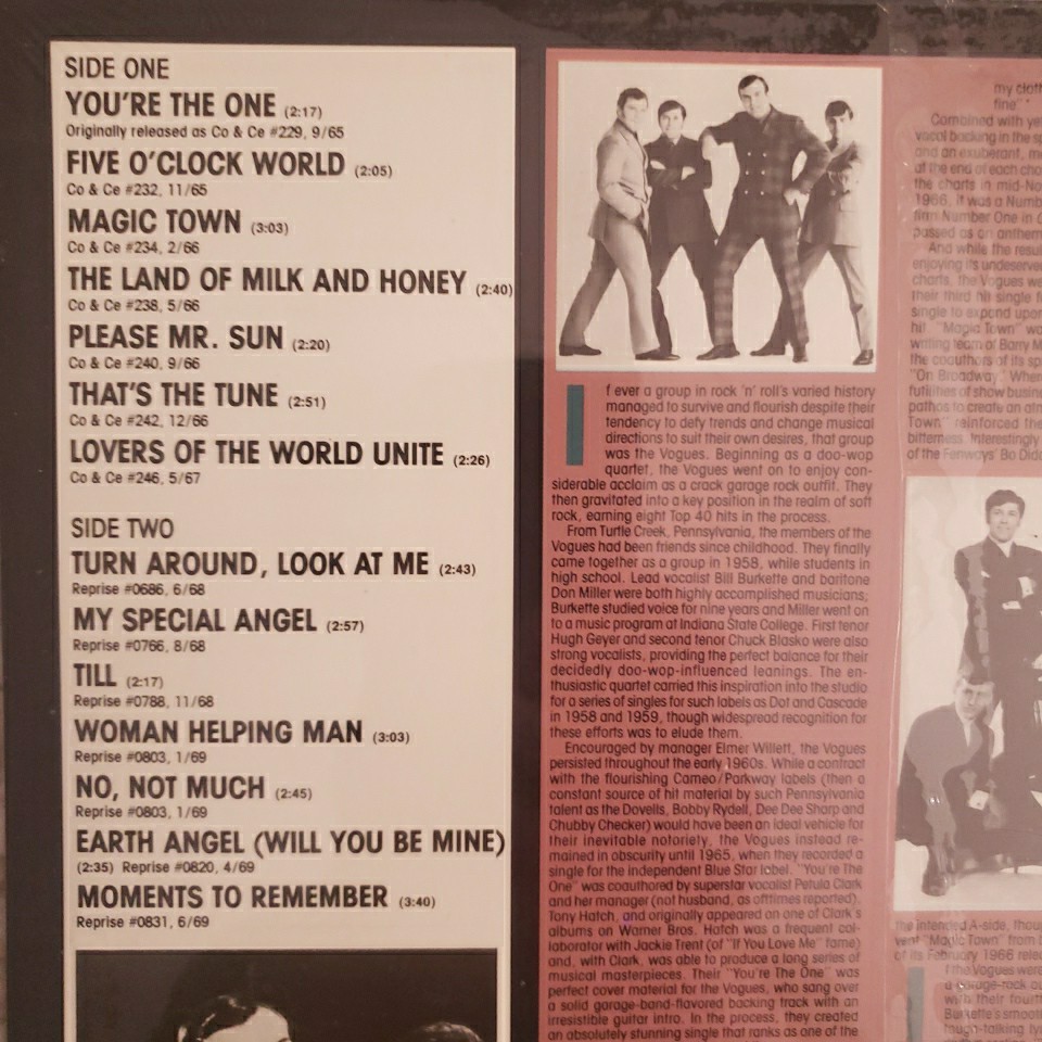 The Vogues Greatest Hits Sealed LP Vinyl Record Album R1 70245 | eBay