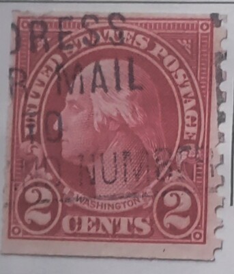 Vintage 1920s George Washington Two Cent US Stamp Red - Very Rare!! | eBay