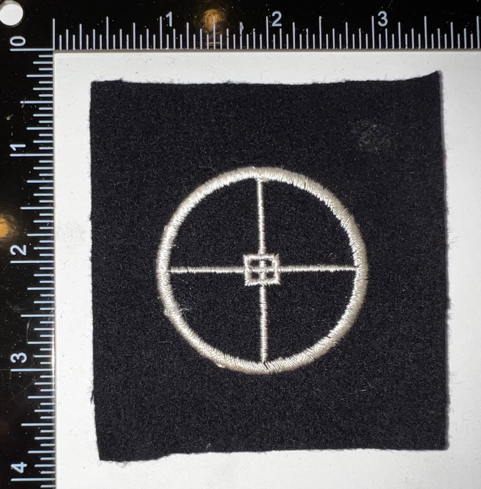 WWII USN US Navy Gun Pointer Striker Distinguishing Mark Patch BLUE ...