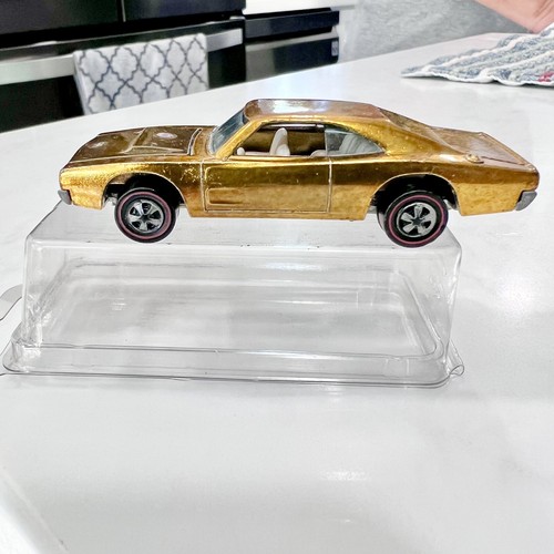 Hot Wheels Redline 1968 Custom Dodge Charger Gold Mopar OG Casting | eBay