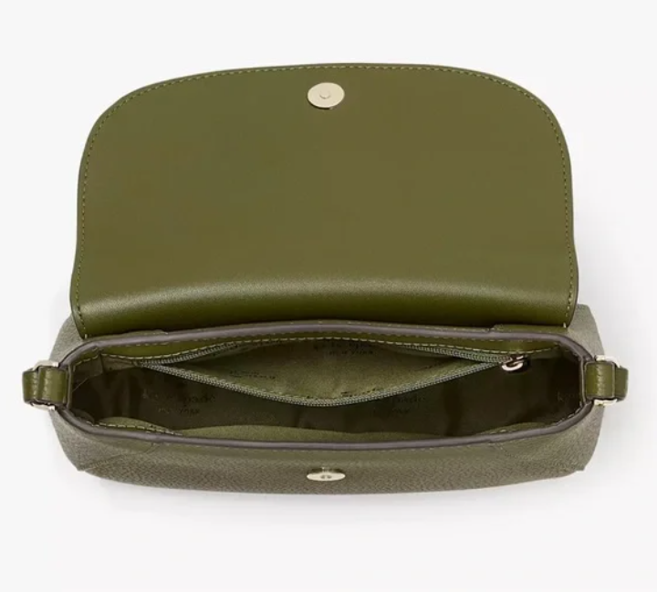 New Kate Spade Monica Mini Flap Crossbody bag Pebble Leather Enchanted ...