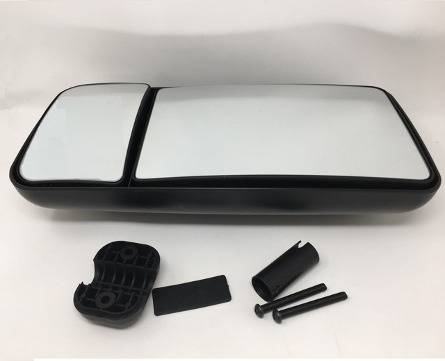 Double Universal Mirror Tractors Truck Digger Wing Split Fixing Zoom ...