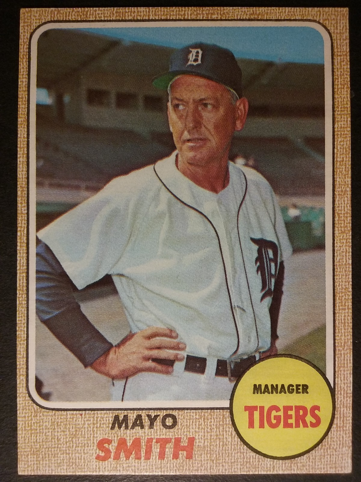 1968 TOPPS BASEBALL #544 MAYO SMITH TIGERS HIGH NUMBER NEARMINT | eBay