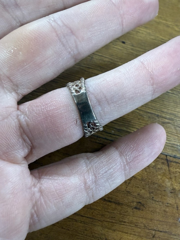 Vintage Sterling Silver Blue Topaz Ring Size 6 Estate | eBay UK