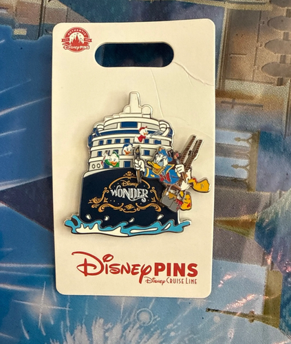 DCL Disney Cruise Line Pin Donald & Nephews Exclusive Moving Wonder ...