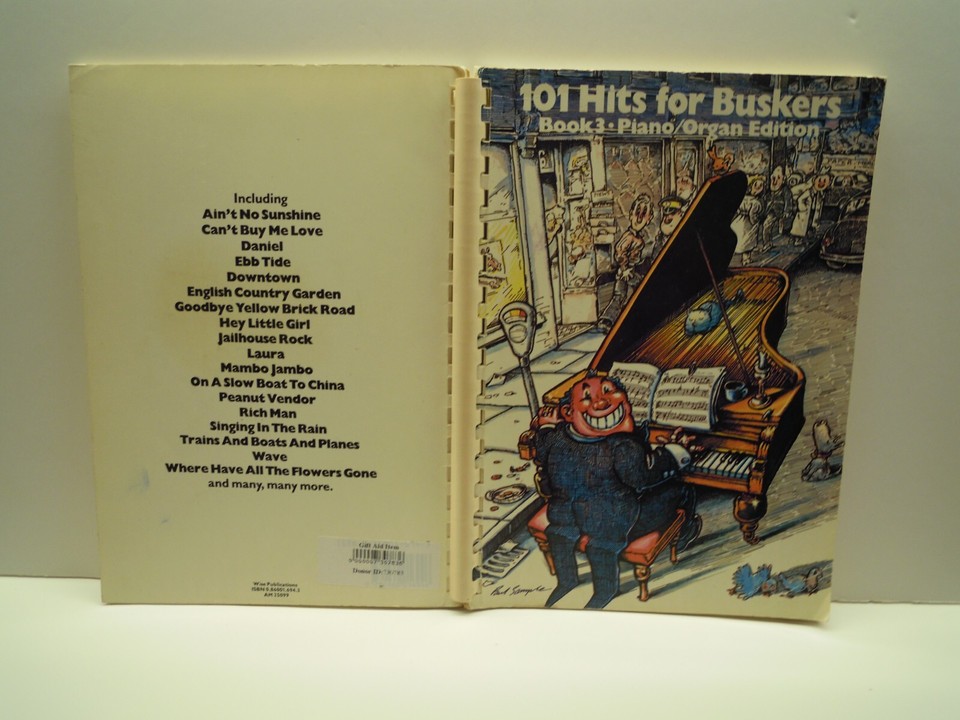 Sheet Music - Buskers Books - Piano / Organ with Guitar Chords | eBay UK