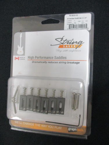 NEW Graph Tech PS-8000-00 2-1/16" String Saver Original Saddles Fits Strat/Tele | eBay