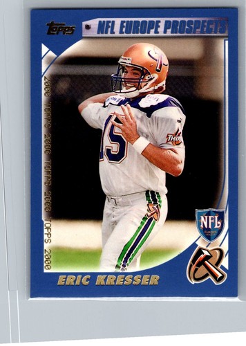 2000 TOPPS NFL EUROPE PROSPECTS CARD # 152 Eric Kresser - Cincinnati ...