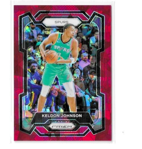 Keldon Johnson 2023-24 Panini Prizm Red Ice Prizm Refractor #82 | eBay