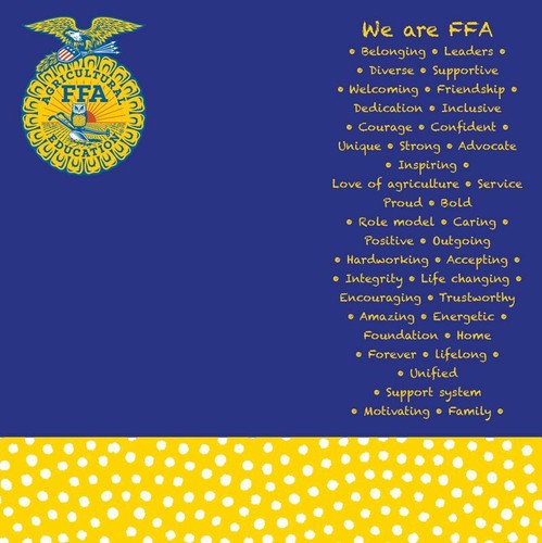 Future Farmers of America FFA Scrapbook Papers & Stickers CHOOSE FROM ...