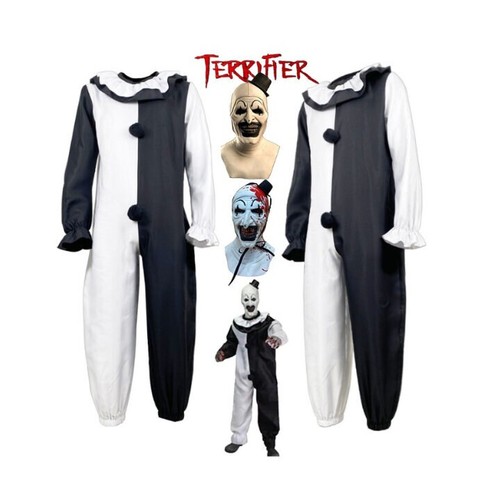 Halloween Costume Adult Terrifier 2 Art the Clown Cosplay Jumpsuit ...