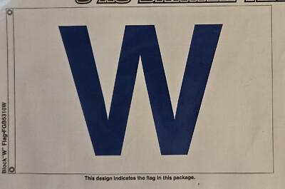 Chicago Cubs Cubbies W Win MLB Baseball 3' X 5' Banner Flag NIP NEW ...