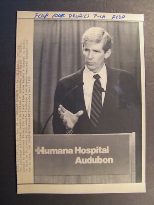 AP Wire Press Photo 1985 Dr William DeVries implants heart in William Schroeder | eBay
