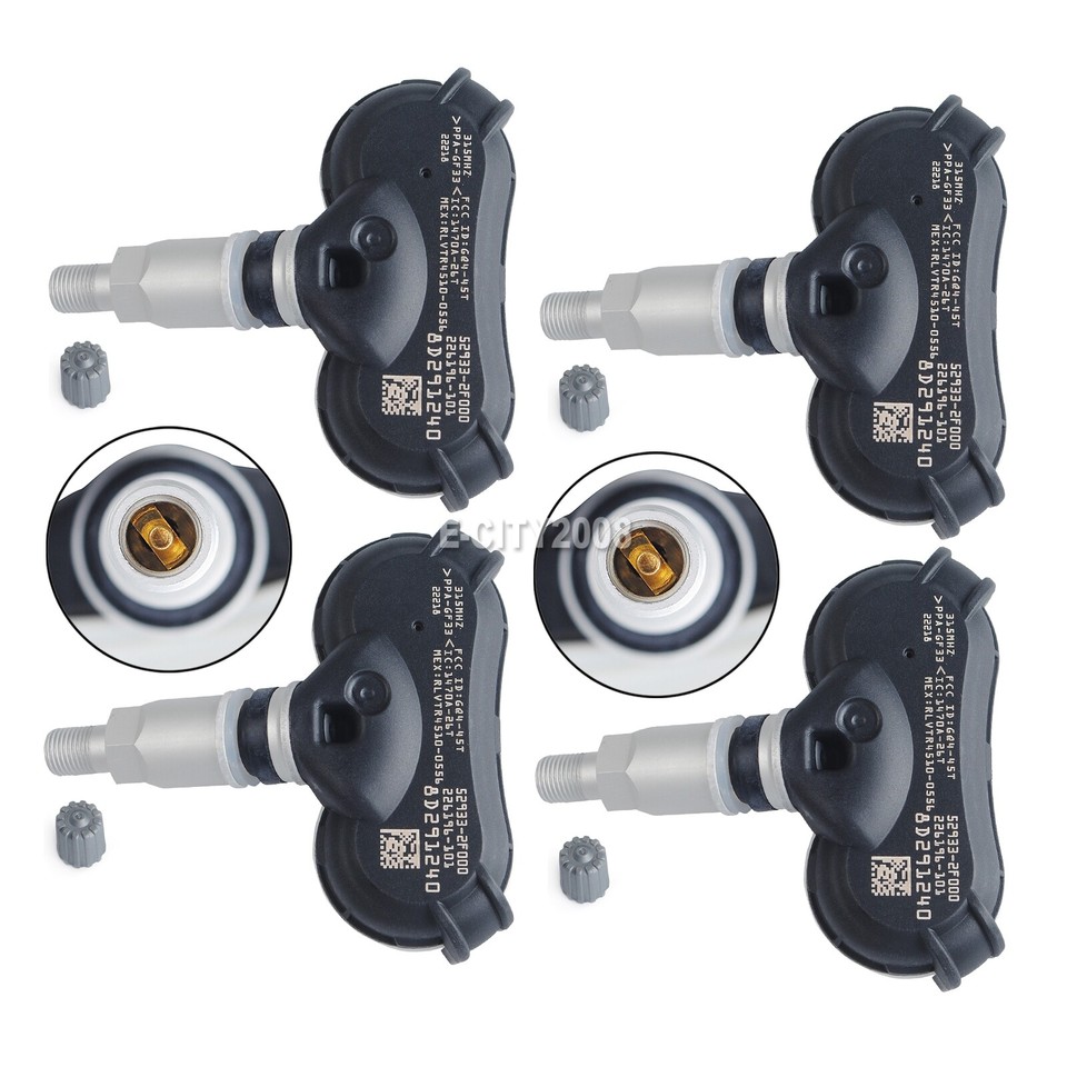 4x TPMS TIRE PRESSURE SENSOR 52933-2F000 for Hyundai Tucson Kia Rio ...