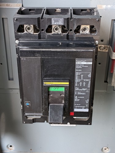 Square D MGL36600 600A 3 Pole Molded Case Circuit Breaker | eBay