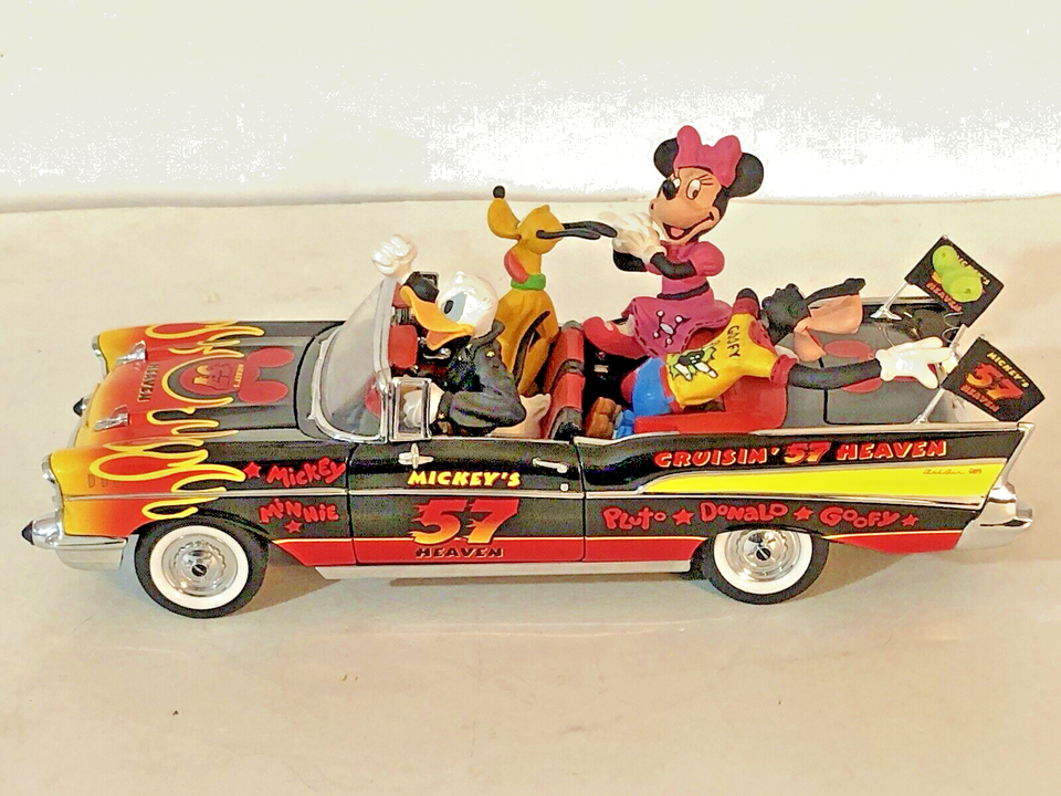 Danbury Mint 1957 Chevrolet Bel Air Convertible - Disney Mickey Mouse ...