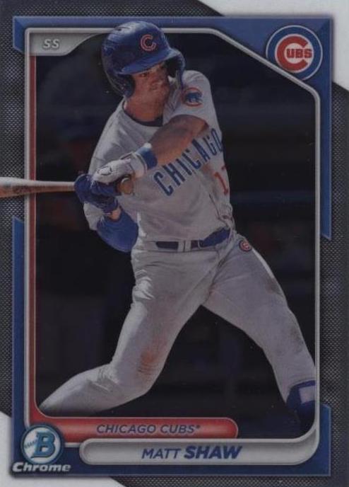 2024 Bowman - Chrome Prospects Matt Shaw #BCP-30 (RC) for sale online ...