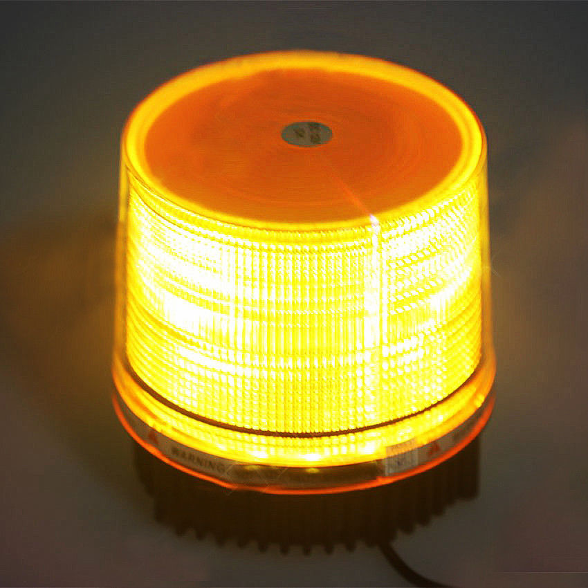 Luce Lampeggiante Led Rotante Strobo Arancio Magnetico 12V Trattore ...