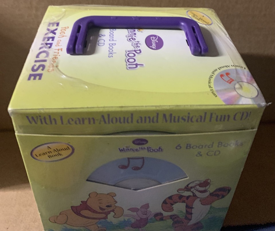 Disney Winnie the Pooh Healthy Kids Exercise 6 Board Books + CD ...