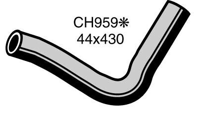 Mackay Rubber Bottom Radiator Hose for Ford Falcon/Fairlane 351cid V8 ...