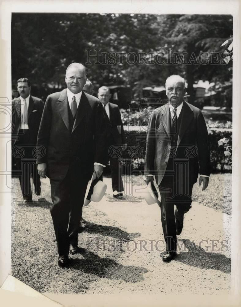 Herbert Hoover Visepresident President Herbert Hoover Typed Letter