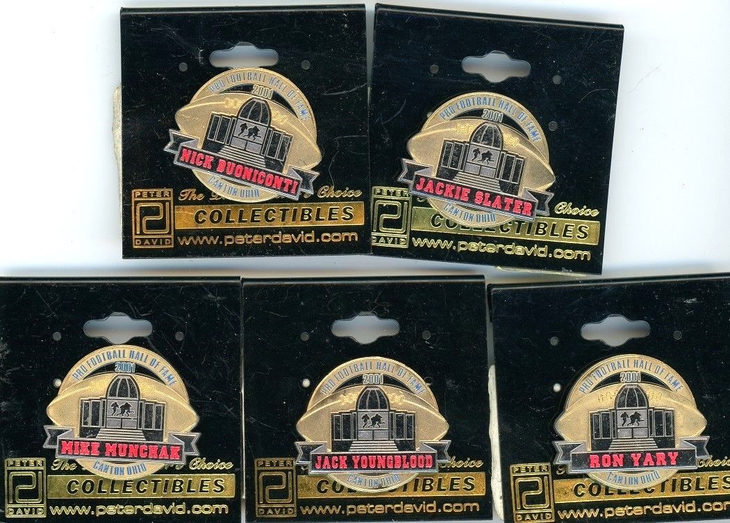 NFL Hall Of Fame Pin Choice 3 Class of 2001 HOF Pins to Choose Peter ...