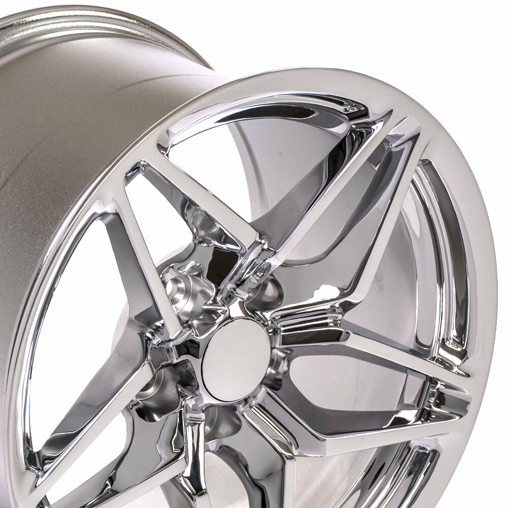 Chrome 17"X11" Wheel fits Corvette Camaro - CV31 C7 ZR1 style | eBay