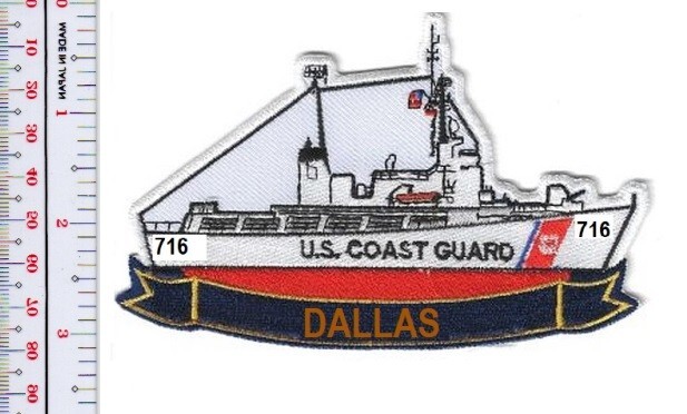 US Coast Guard 1970 - Vietnam Cutter Dallas WHEC-716 In-Country NO ...