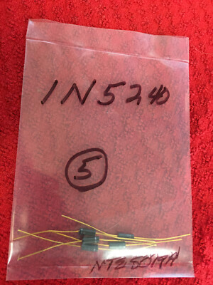 1N5240 SAME AS NTE 5019A DIODE ZENER 10V 500 MV DO35 5 PCS--- | eBay