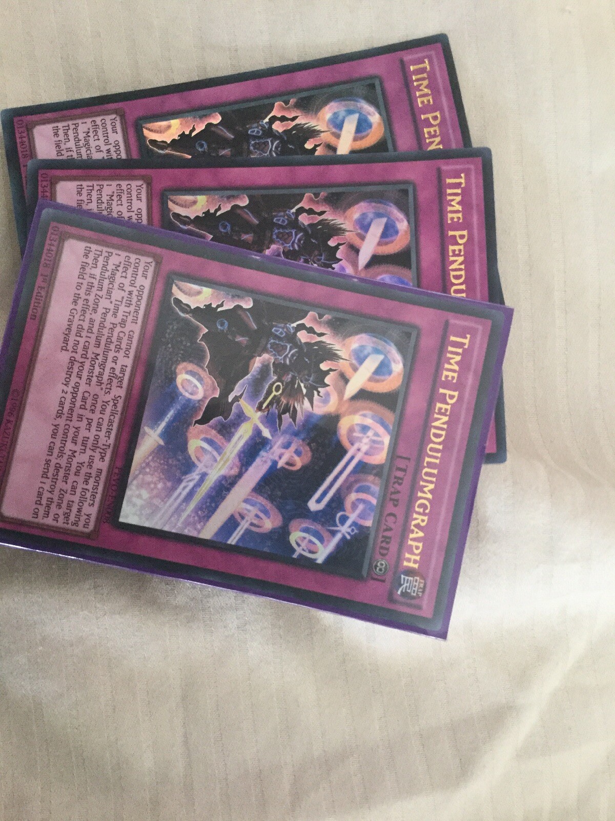3x TIME PENDULUMGRAPH Yu-Gi-Oh Ultra Rare PEVO-EN008 1st Edition Konami | eBay Australia