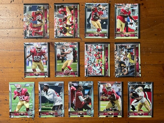 2015 Topps Atlanta Falcons Team Set (ALL 13 CARDS) Factory Set | eBay