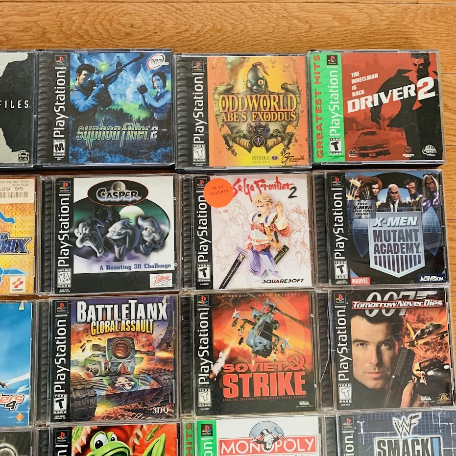 U PICK! Sony PS1 Playstation 1 Games - WWF BattleTanx Monopoly Casper ...