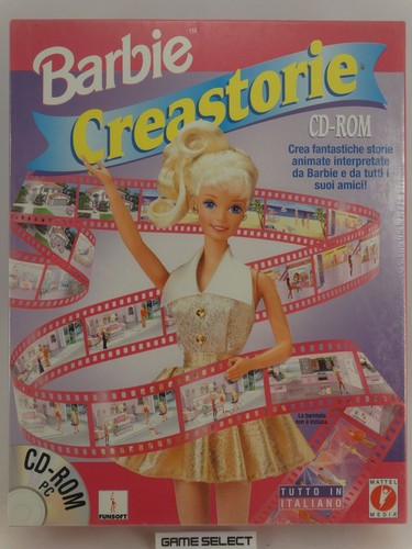 Barbie Creastorie Pc Ordinateur Cd-Rom Big Box Italiano Original Neuf ...